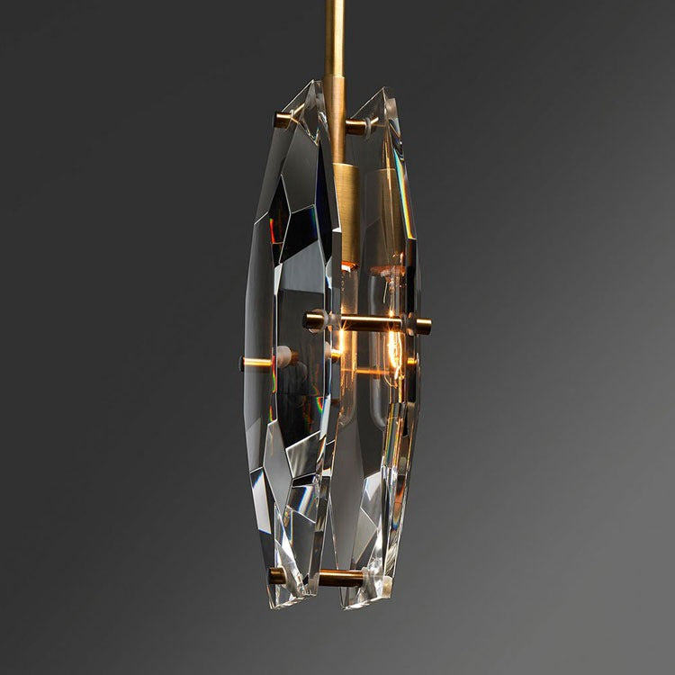Carlos Multi-faceted Crystal Pendant Light – Oasislamps